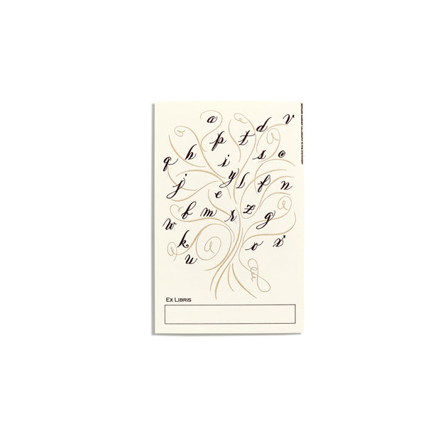 Tree of Life Letters Bookplate – Bernard Maisner