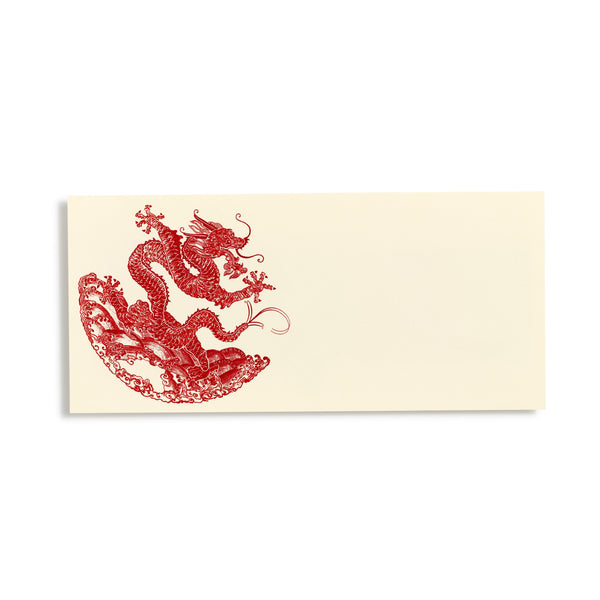 Dragon Red Place Cards | Set of 10 – Bernard Maisner
